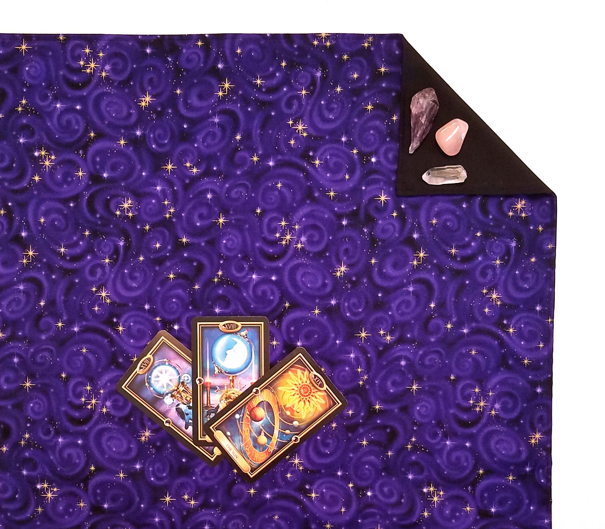Tarot Cloth Altar Cloth Stargazer Silk or Velvet Lining - Etsy UK