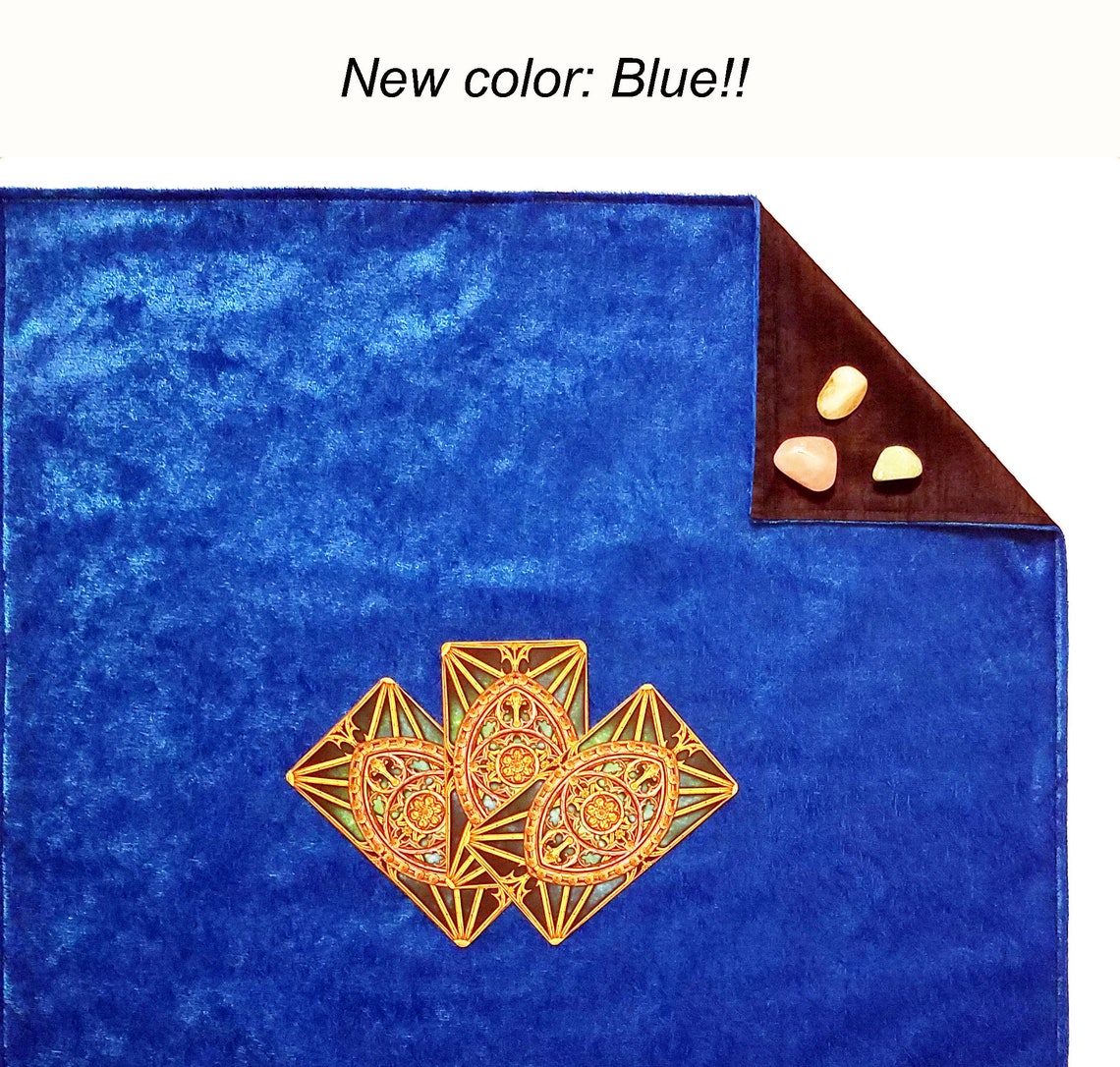 Velvet Tarot Cloth Altar Cloth Fully Lined 100% Dupioni Silk - Etsy