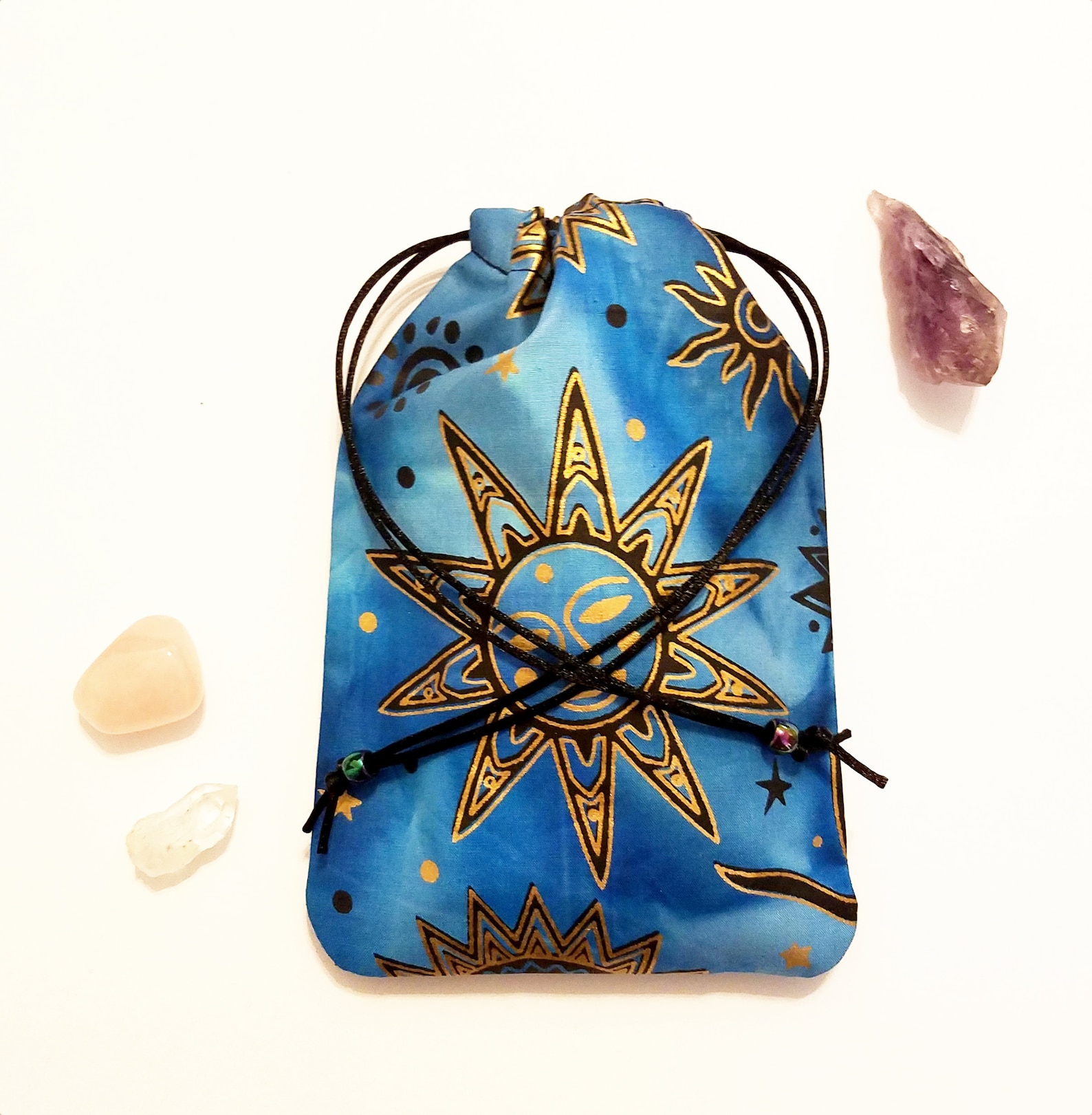 Tarot Cards Bag Sun Pouch Celestial Brilliant - 5"x7" Fully Lined, Silk ...