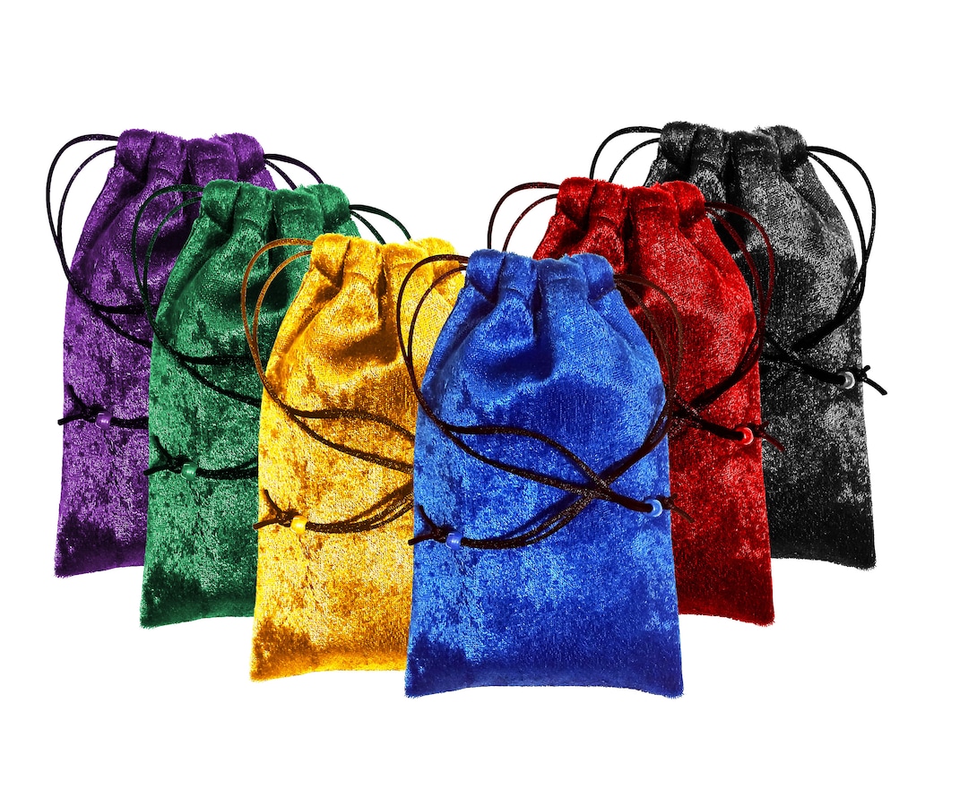 Velvet Tarot Bag Drawstring Fully Lined, Silk Lining Option, Velvet ...
