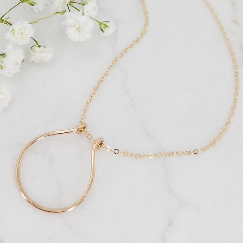 Ring Holder Necklace - Etsy