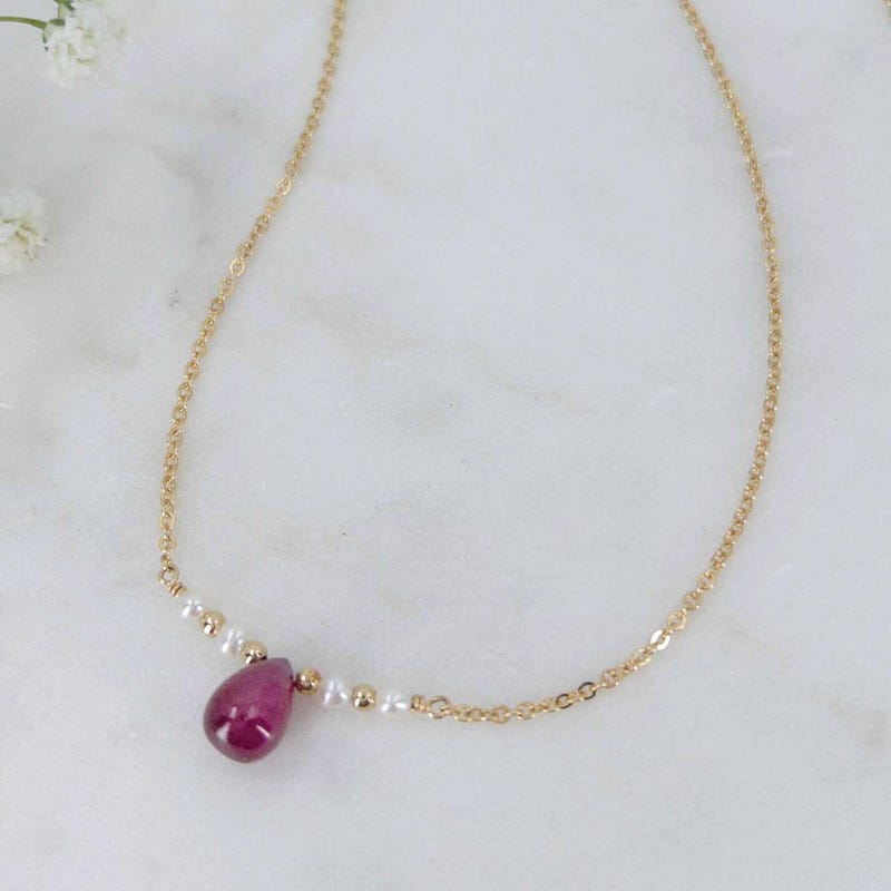 The Ruby Pearl - Etsy