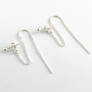 Double Piercing Earring - Two Hole Earring - Double Hole Earring ...