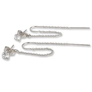 Double Piercing Earring - Second Hole Earrings - Chain Earrings for ...