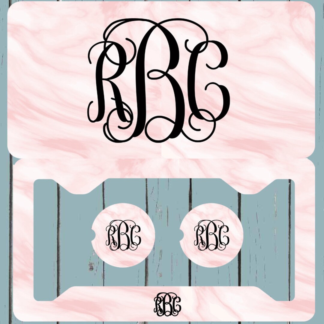 Pastel License Plate-monogram Car Tag Front License Plate Personalized ...