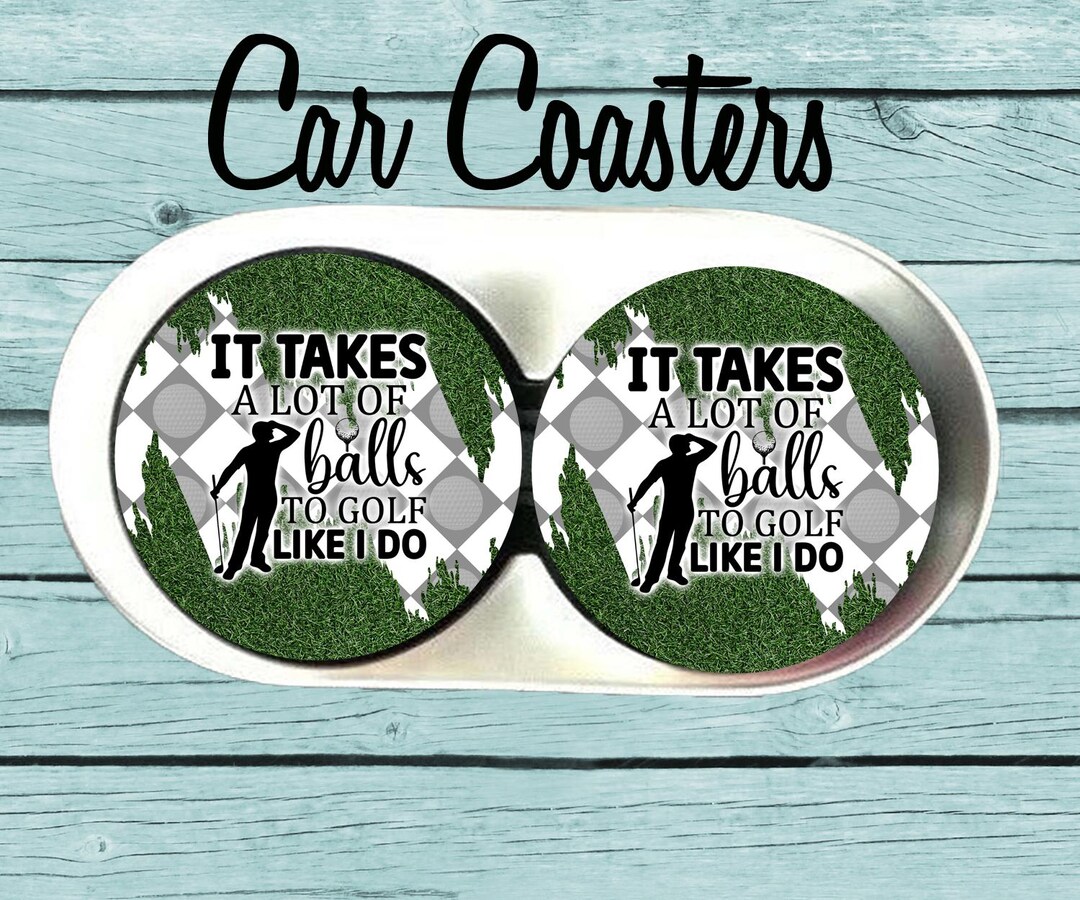 Golf Car Coaster, Pebble Beach, Golfing Coaster Golf, Hole in One, Car ...