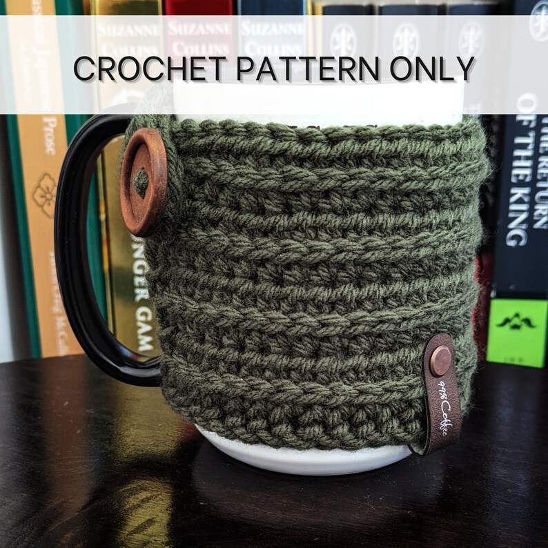 Crochet Pattern Ridge Mug Sweater Pattern, Mug Cozy Pattern - Etsy