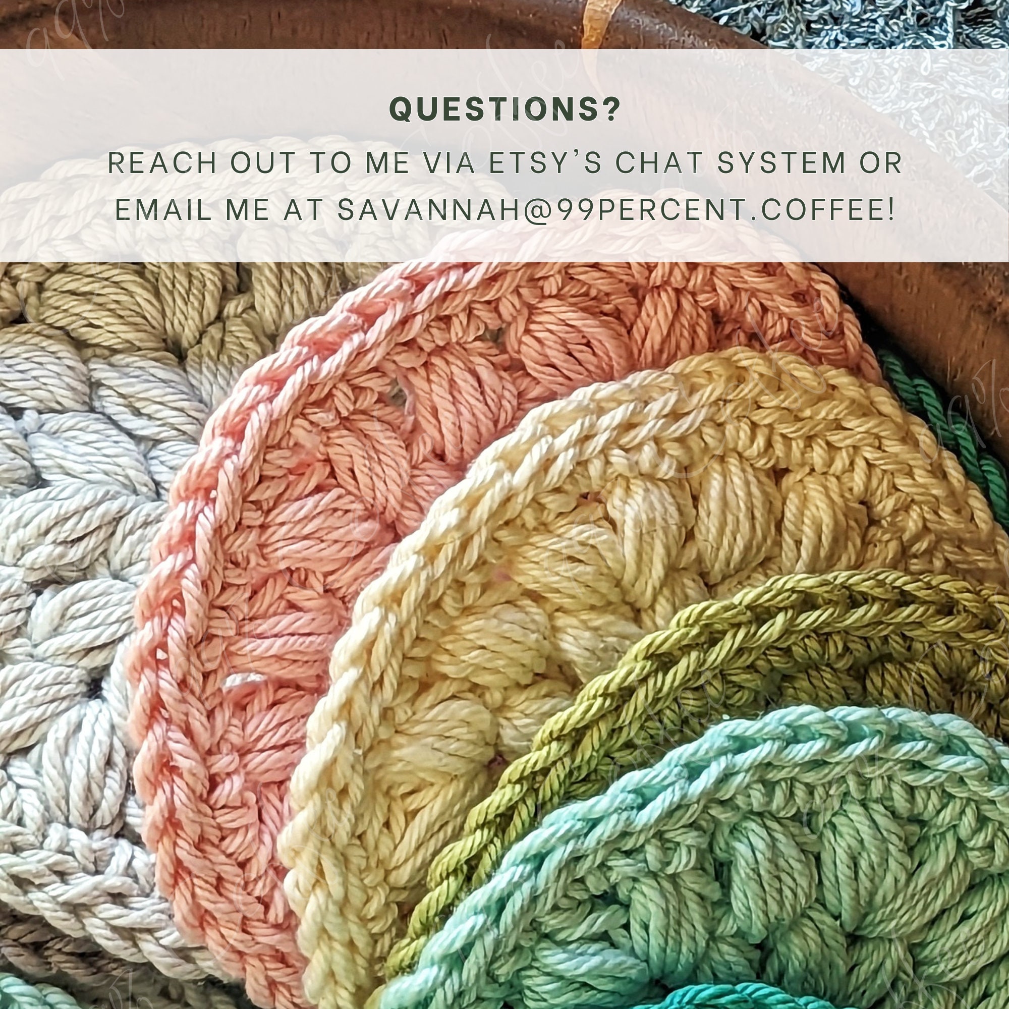 Crochet Pattern Fancy Puff Coaster Pattern, Kitchen Decor Instant PDF ...