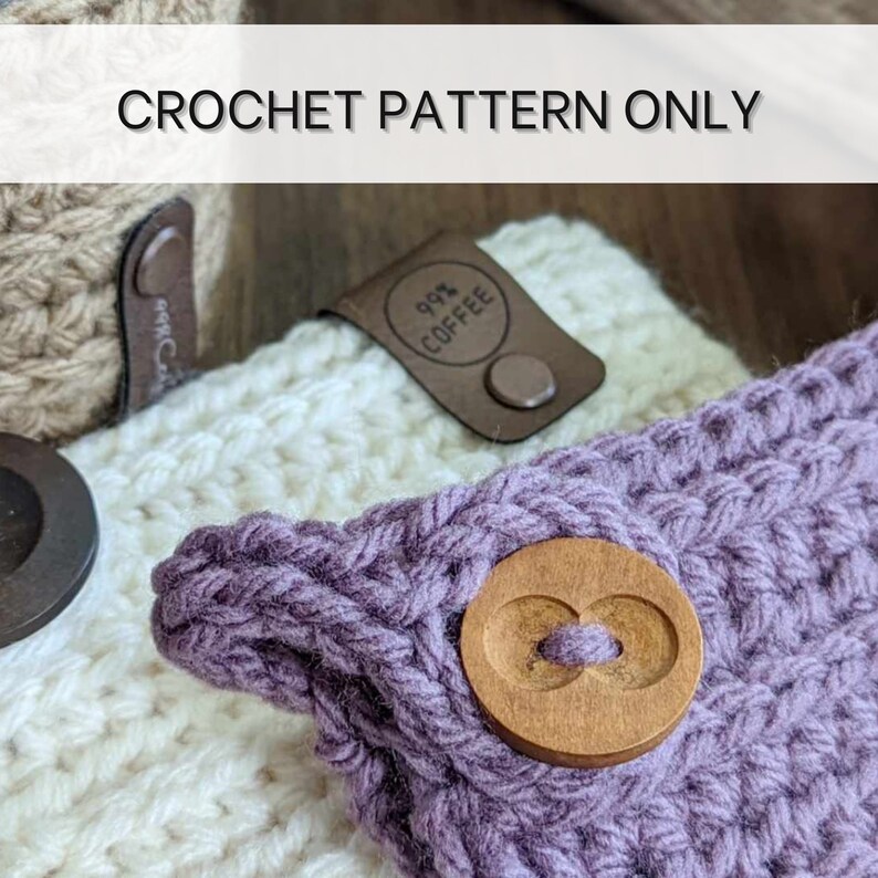 Crochet Pattern Ridge Mug Sweater Pattern, Mug Cozy Pattern - Etsy