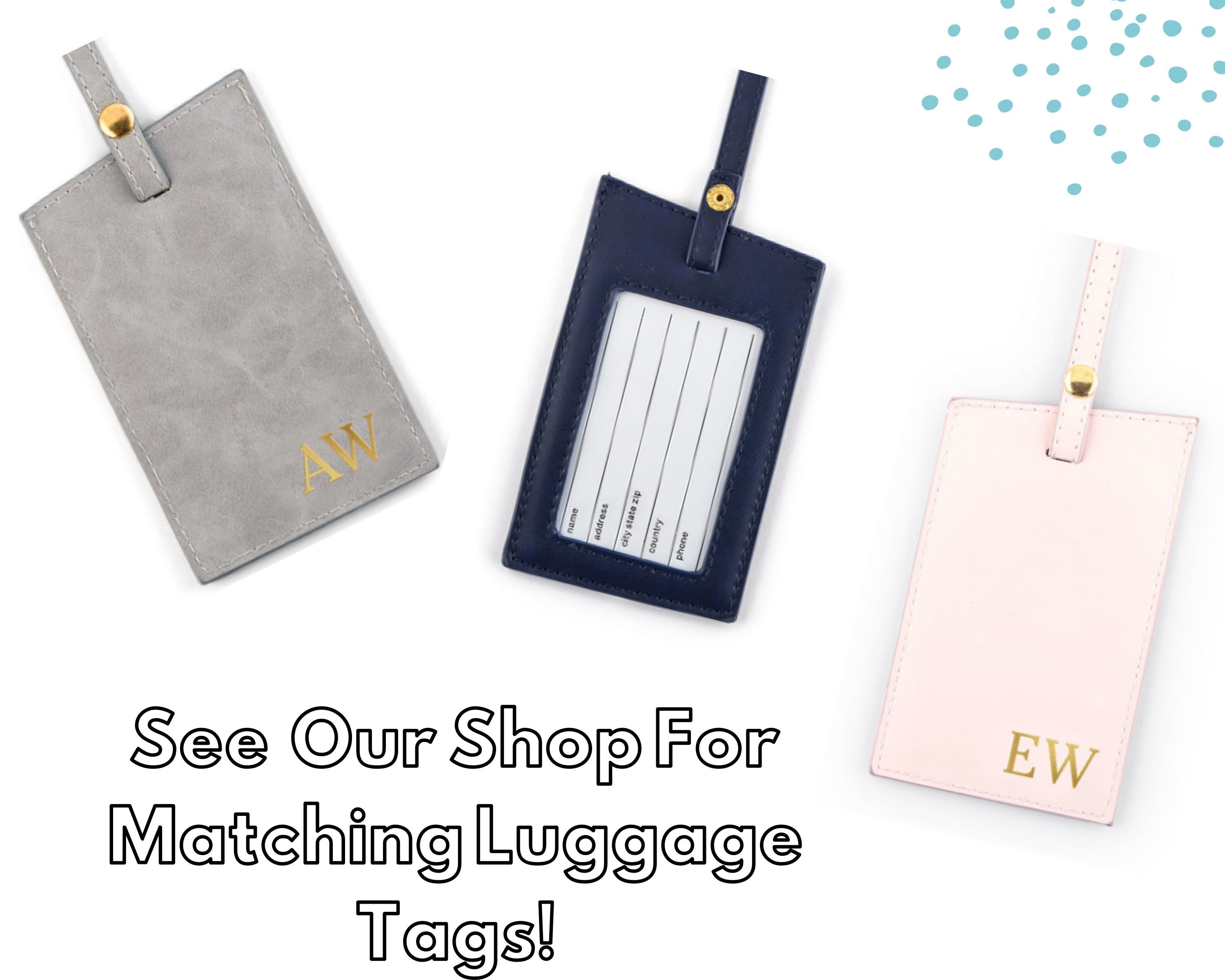 Monogram Passport Holder Faux Leather Gold Foil Monogram - Etsy UK