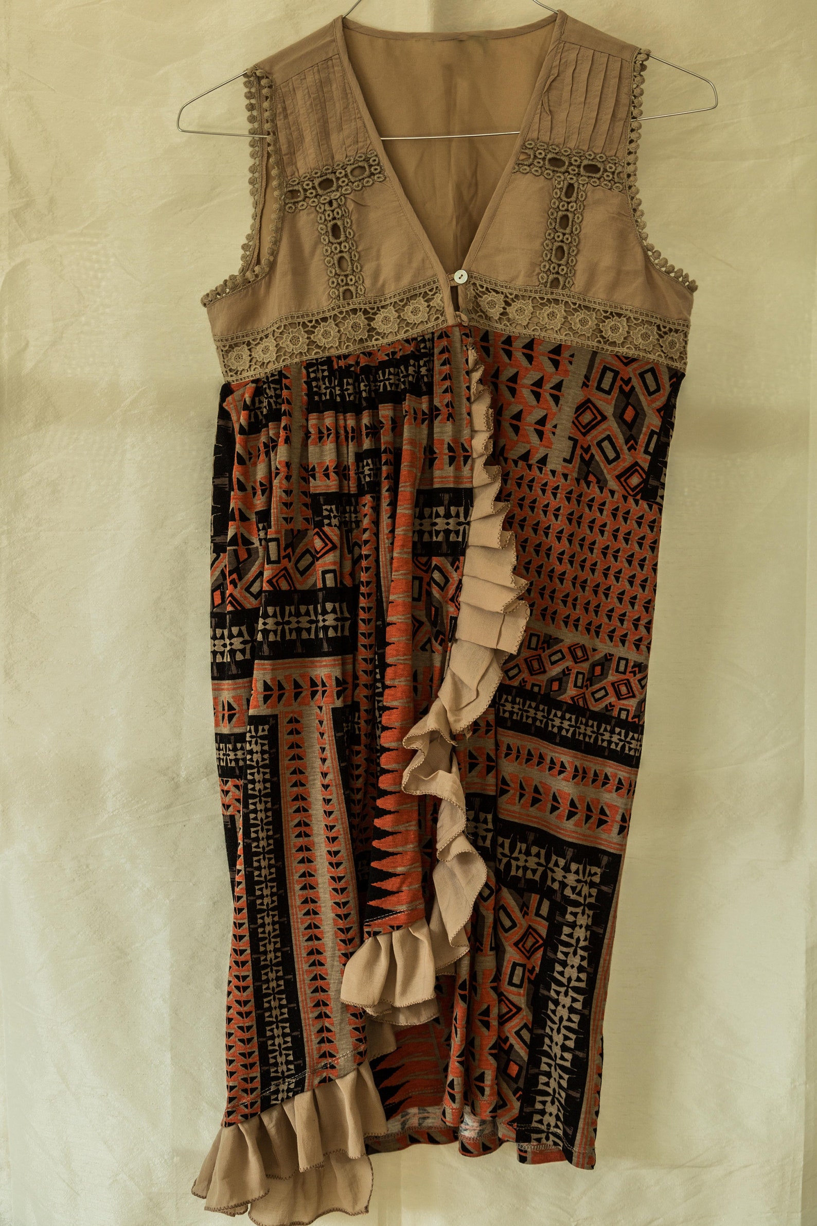 Boho Upcycled Womans Clothing Tunic Beach Shabby Chic | Etsy