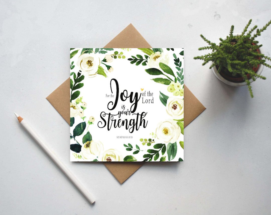 Christian Cards, Scripture Bible Verse Cards, Christian Encouragement ...
