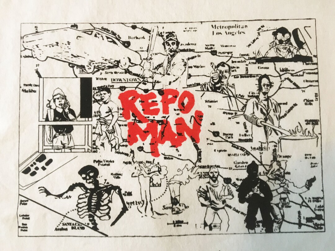 Repo Man Screenprinted T Shirt - Etsy