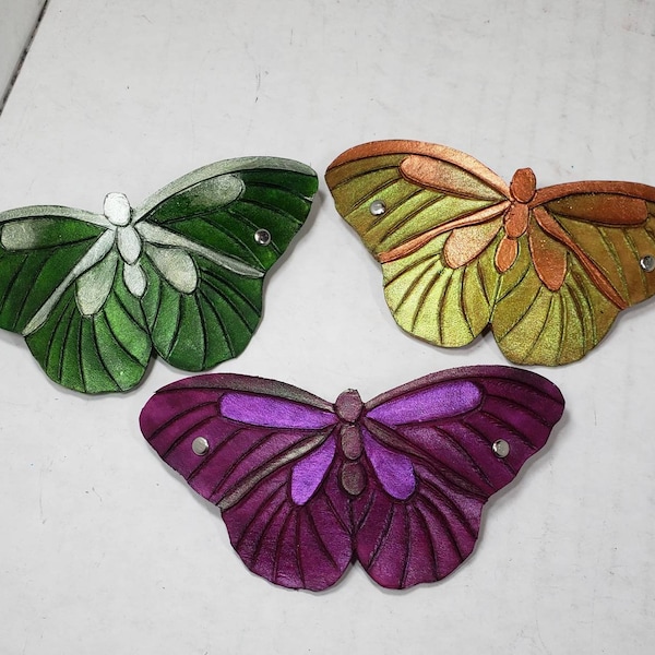 Leather Butterfly - Etsy