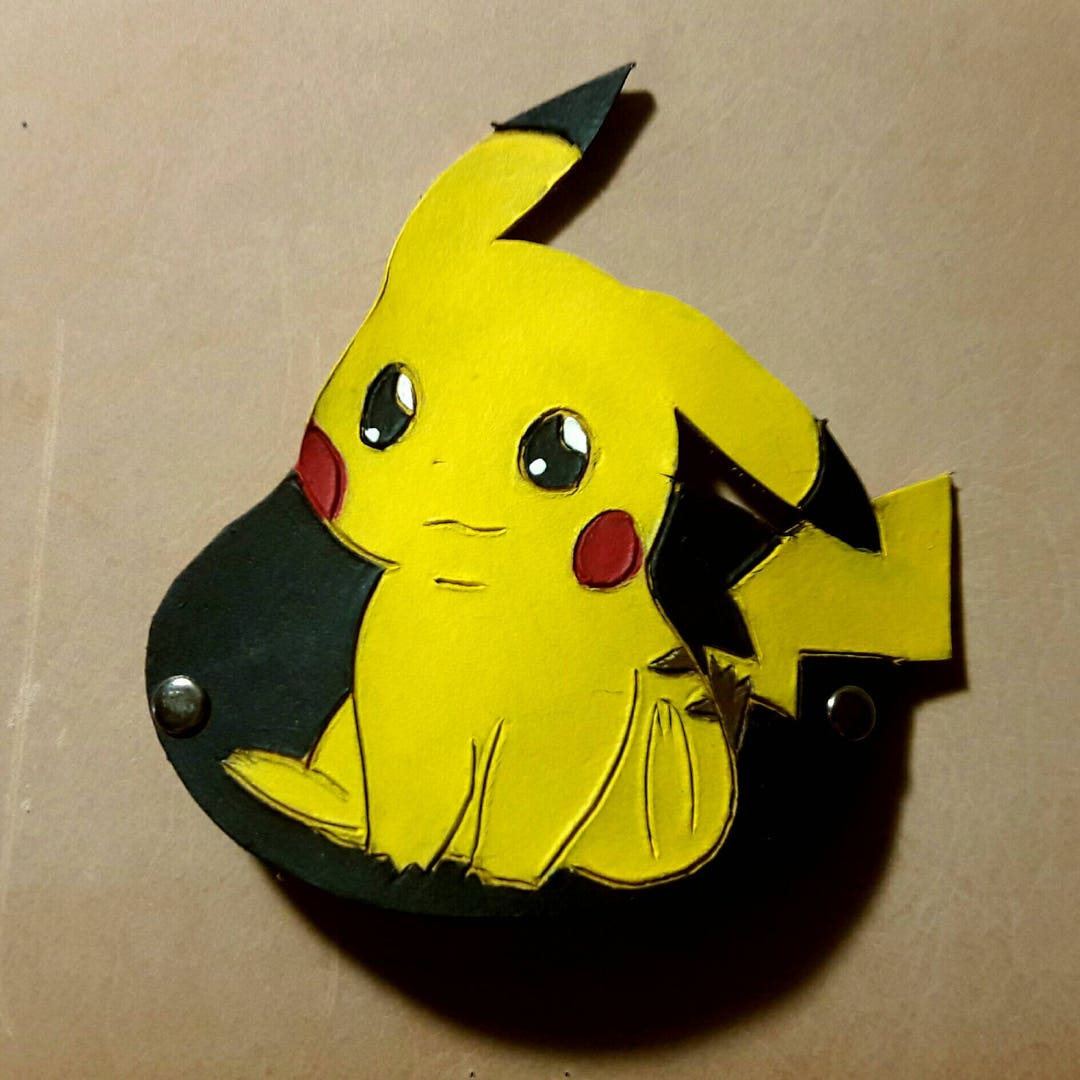 Pikachu Pokemon Leather Hair Barrette - Etsy