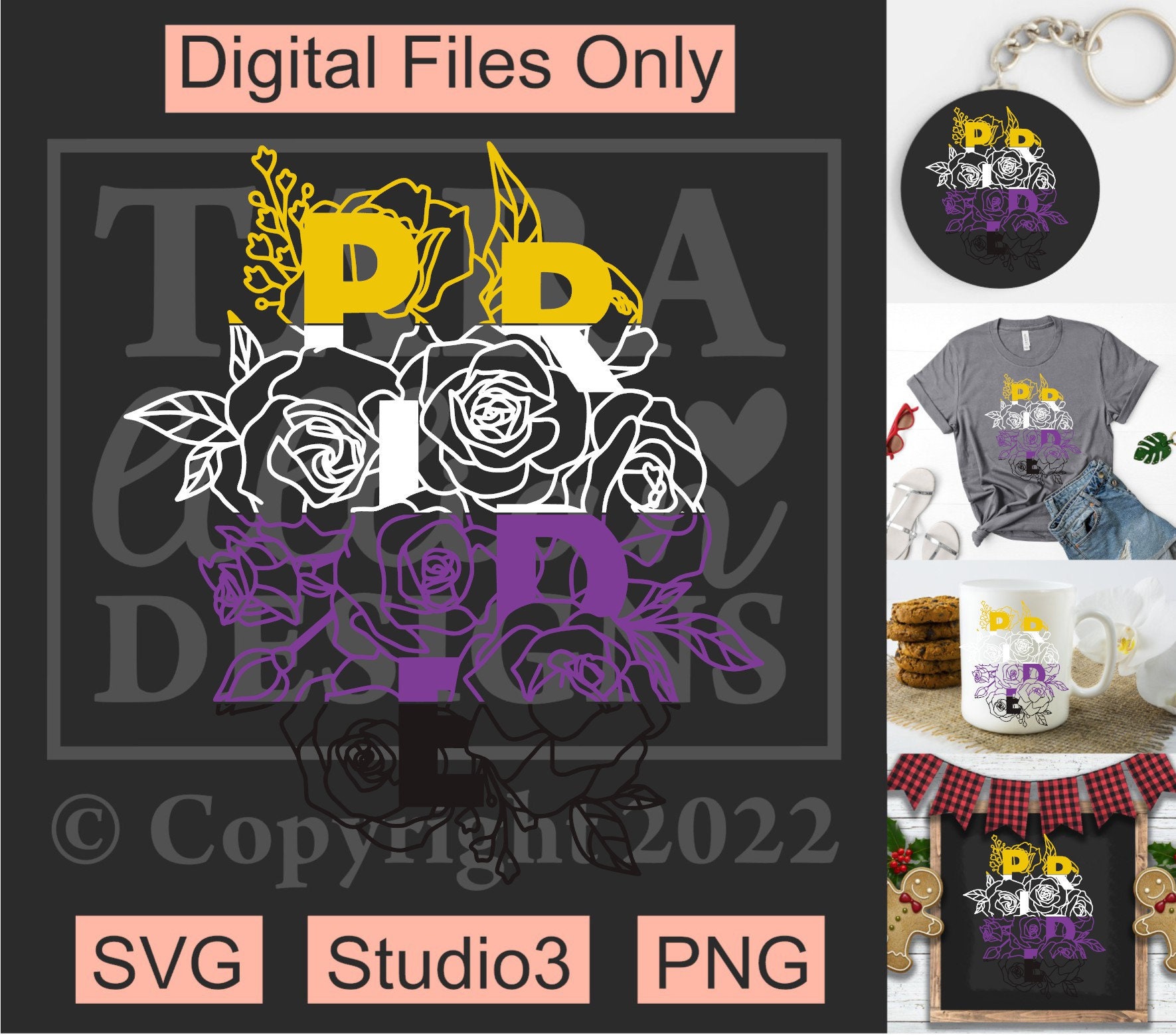 Non Binary Pride SVG LGBTQ Svg LGBT Svg Floral Pride - Etsy UK