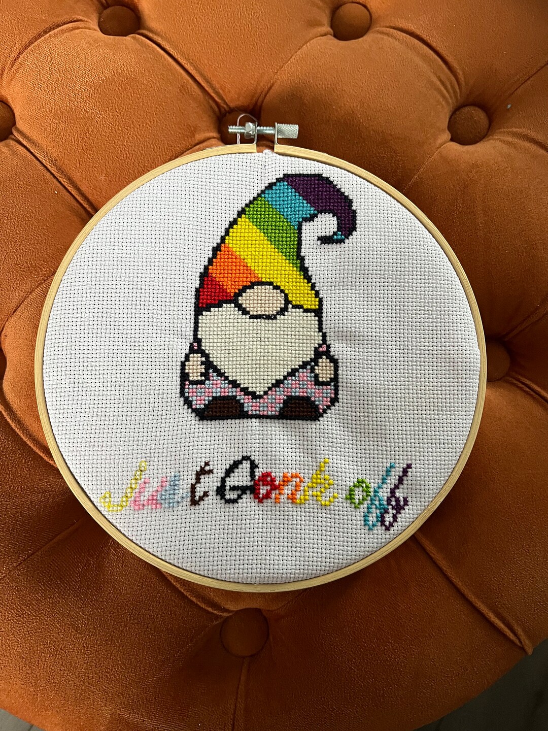 Just Gonk off Gonk Pride LGBTQ Rainbow Cross Stitch Pattern - Etsy