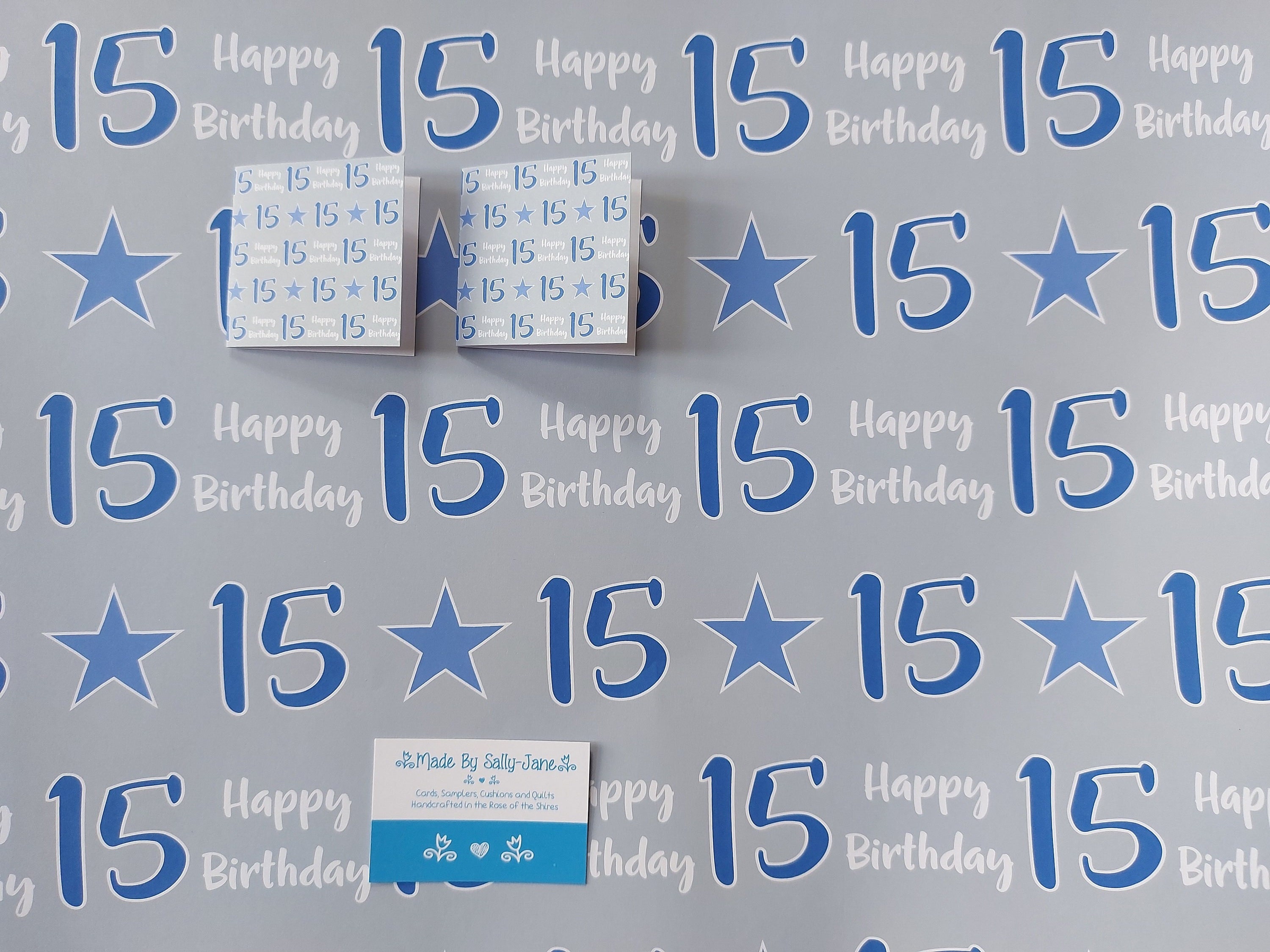 15th Birthday Gift Wrap 15th Wrapping Paper Teenage Gift - Etsy