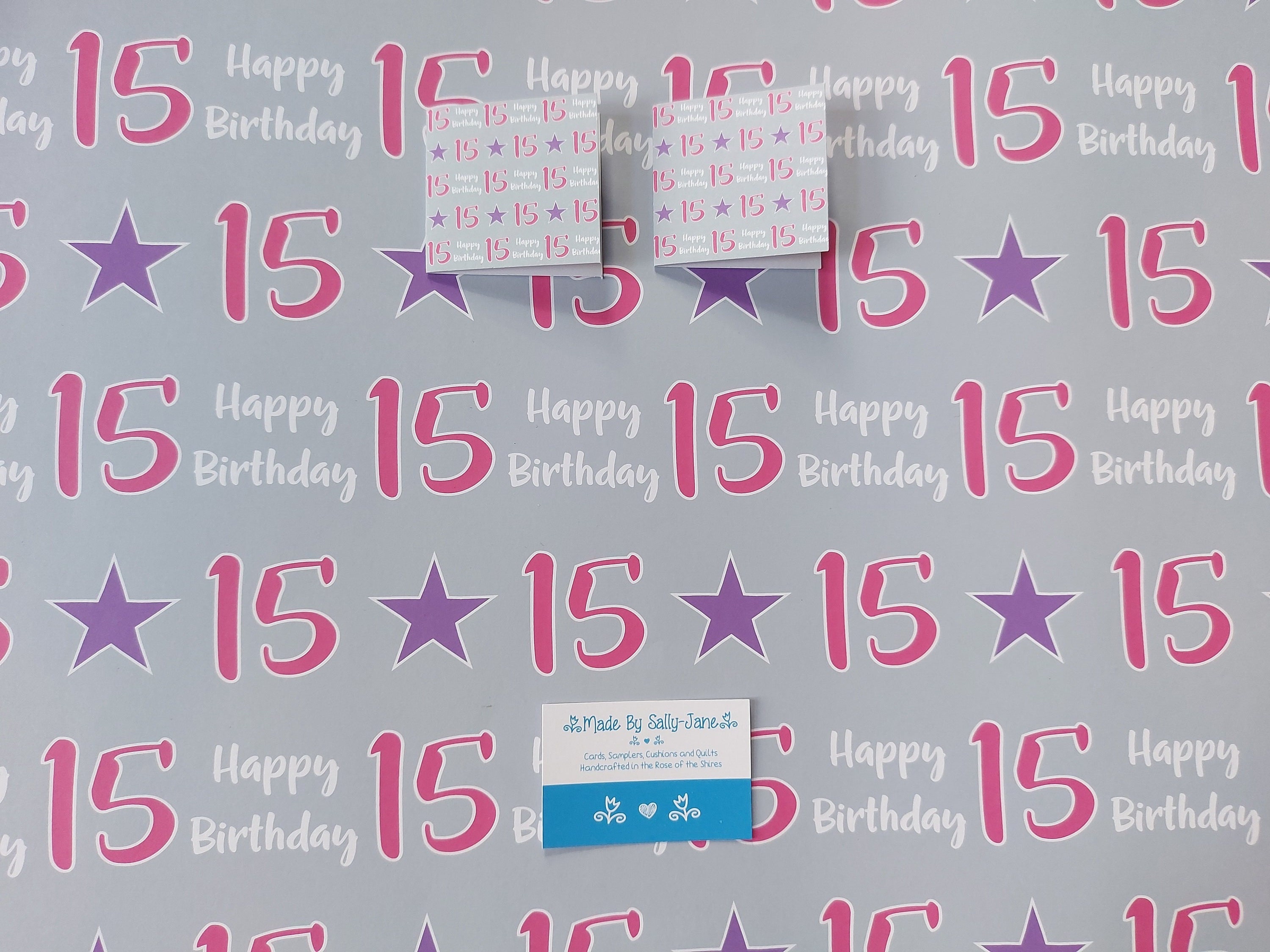 15th Birthday Gift Wrap 15th Wrapping Paper Teenage Gift - Etsy