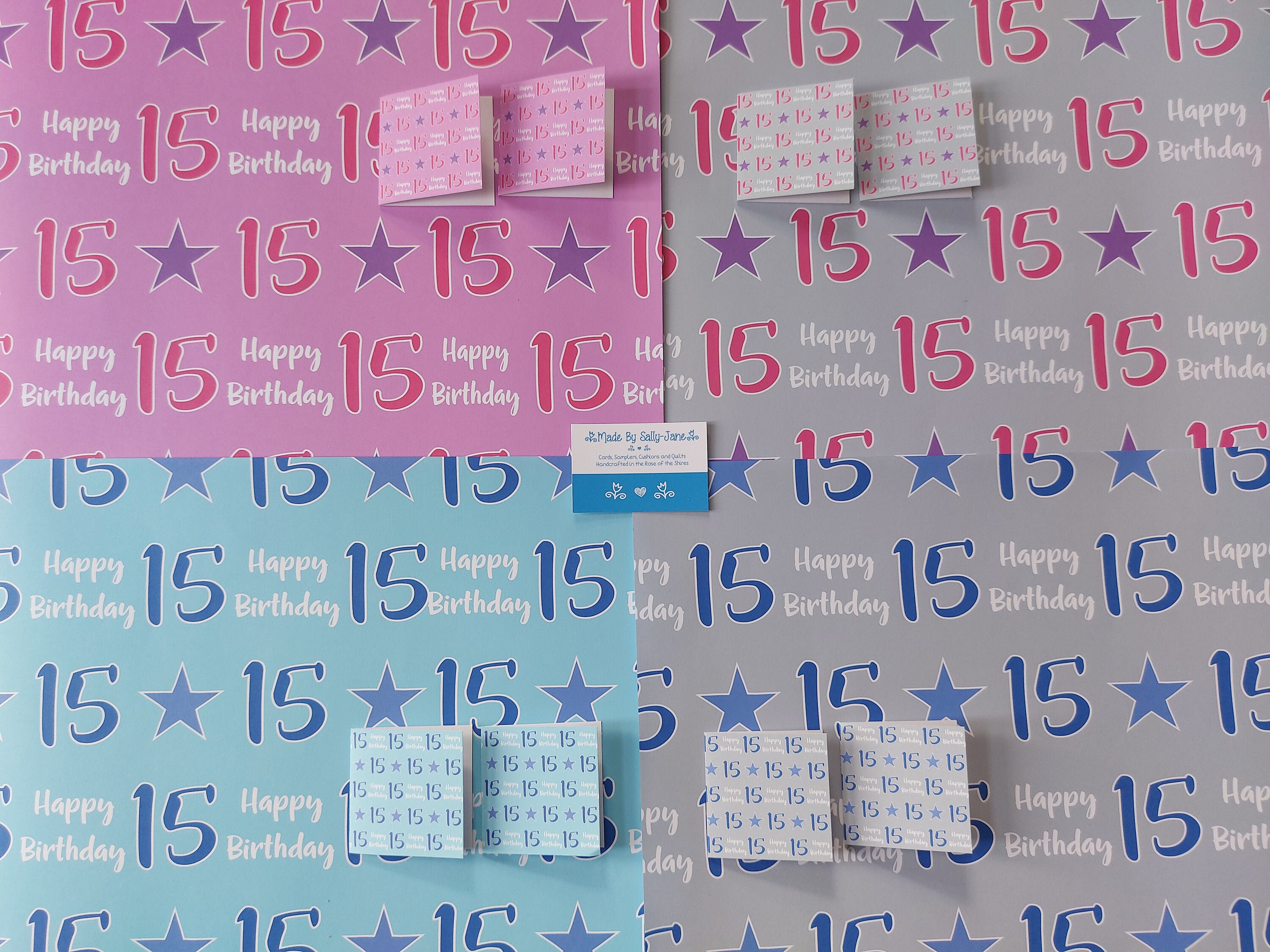 15th Birthday Gift Wrap 15th Wrapping Paper Teenage Gift - Etsy