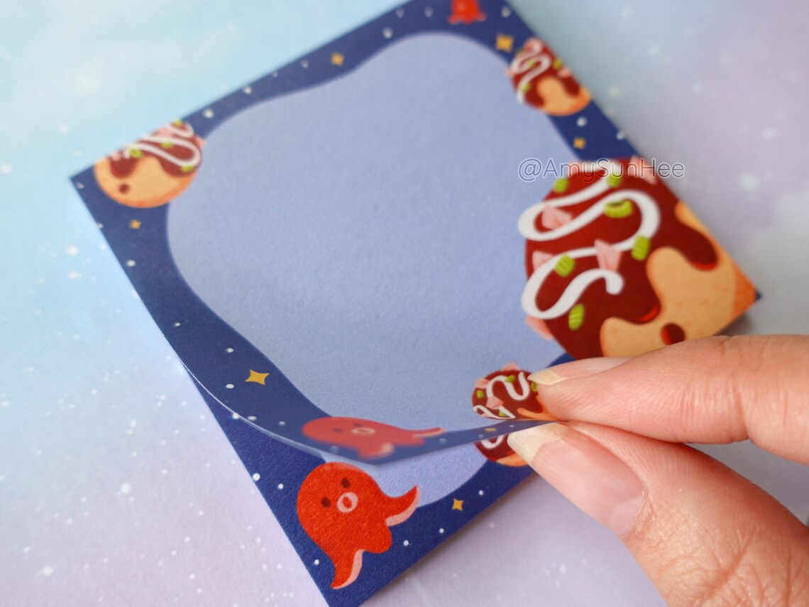 Takoyaki Sticky Notes - Etsy