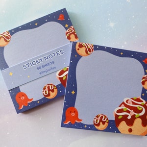 Takoyaki Sticky Notes - Etsy