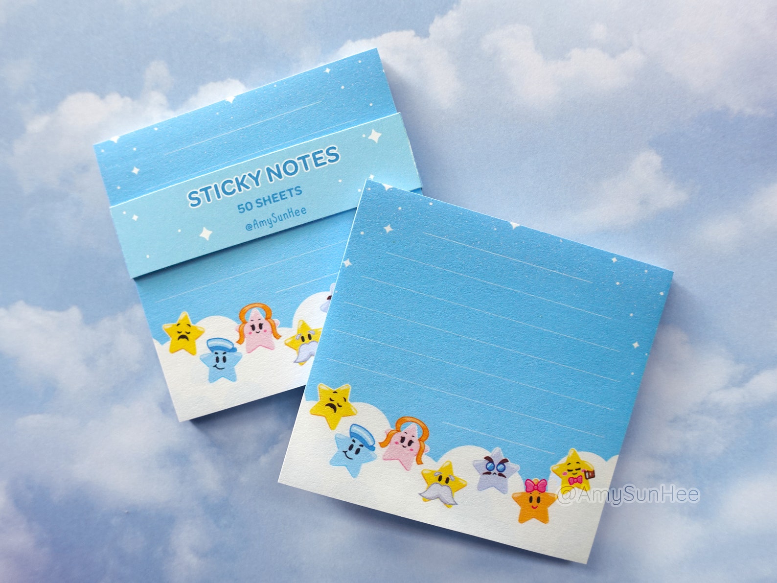 The Seven Star Spirits Sticky Notes - Etsy