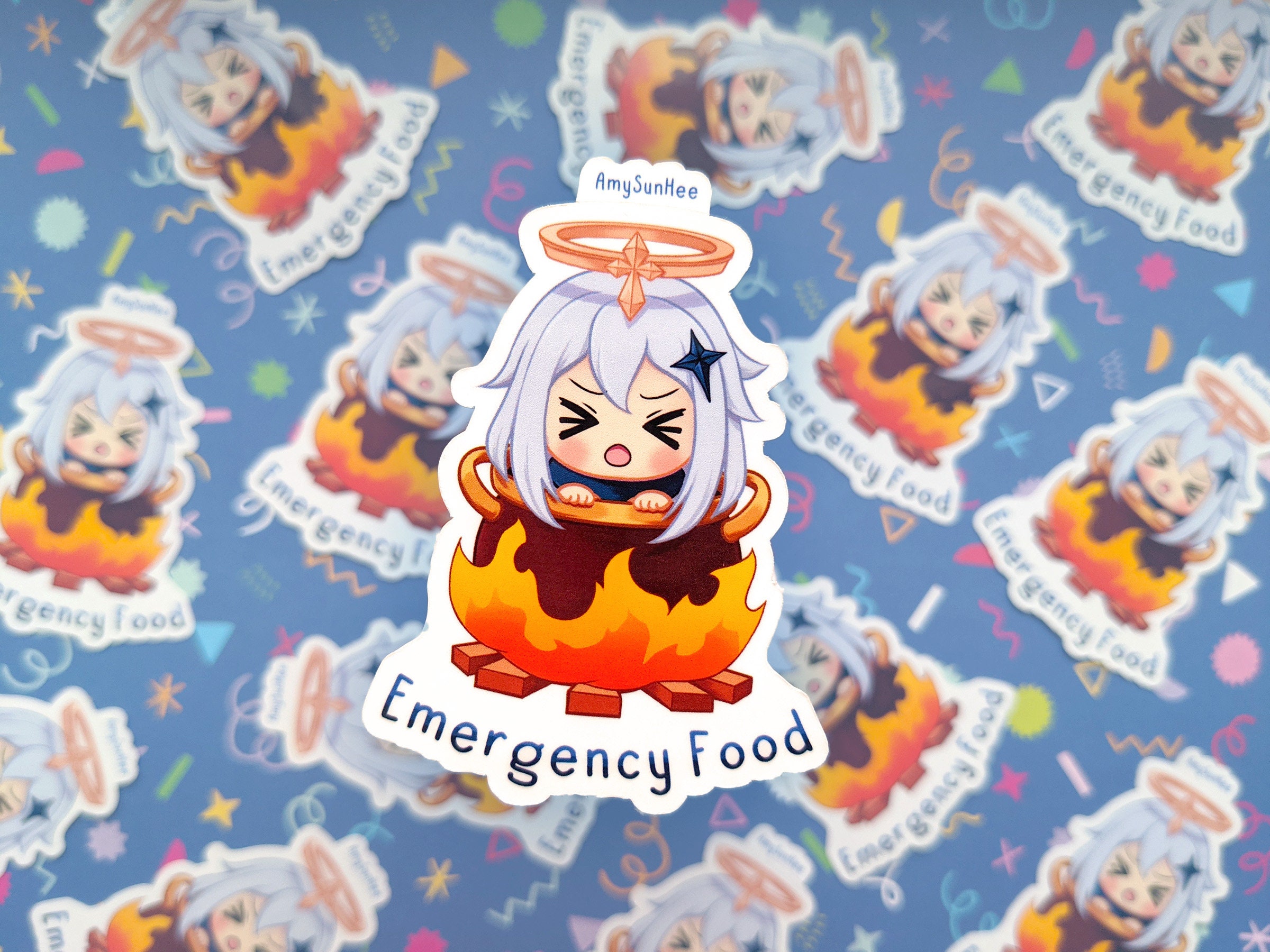 Paimon Emergency Food Sticker - Etsy