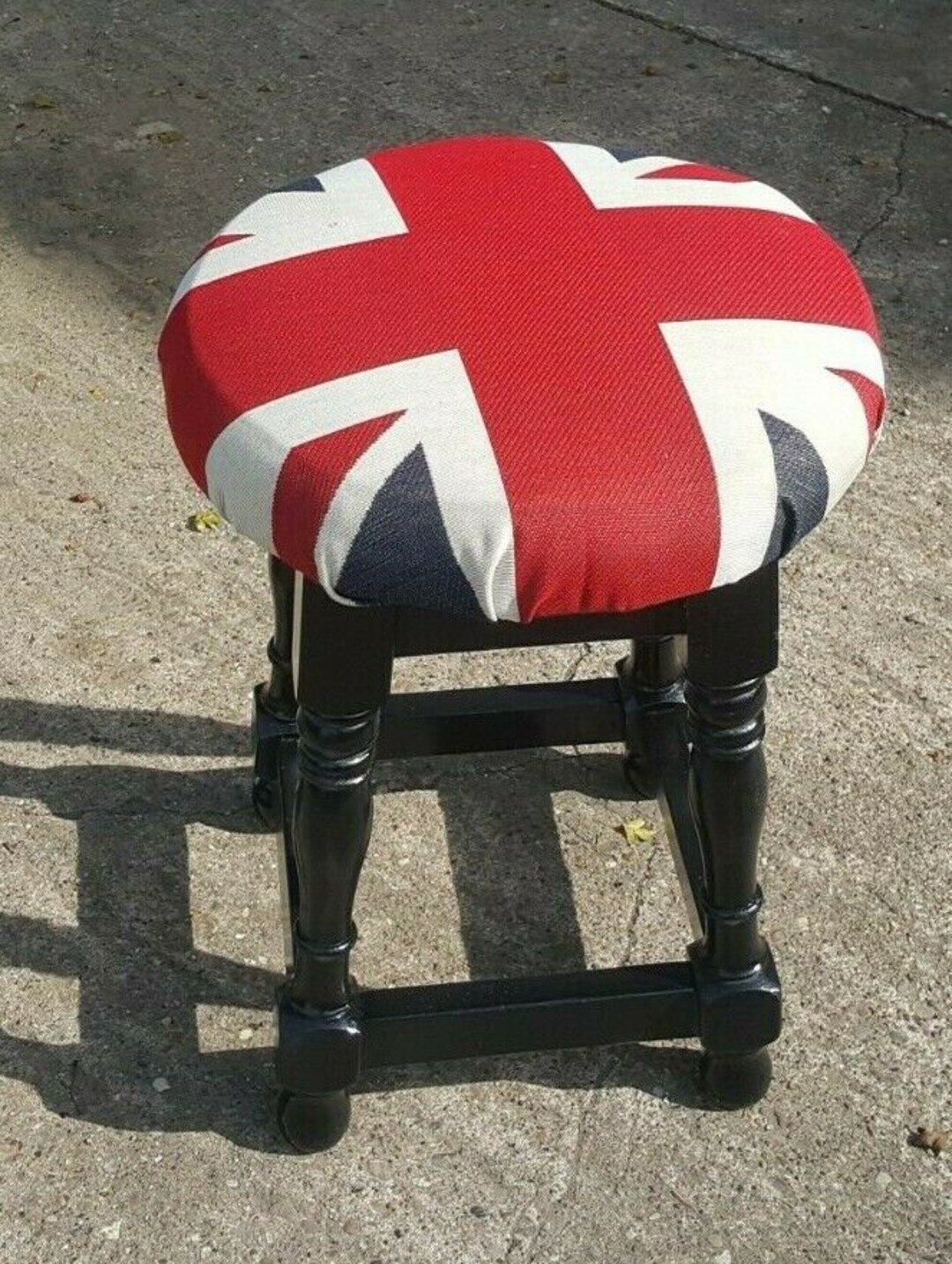 Union Jack Stool - Etsy