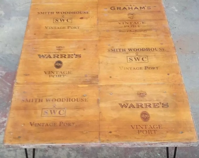 Wine Crate Table - Etsy