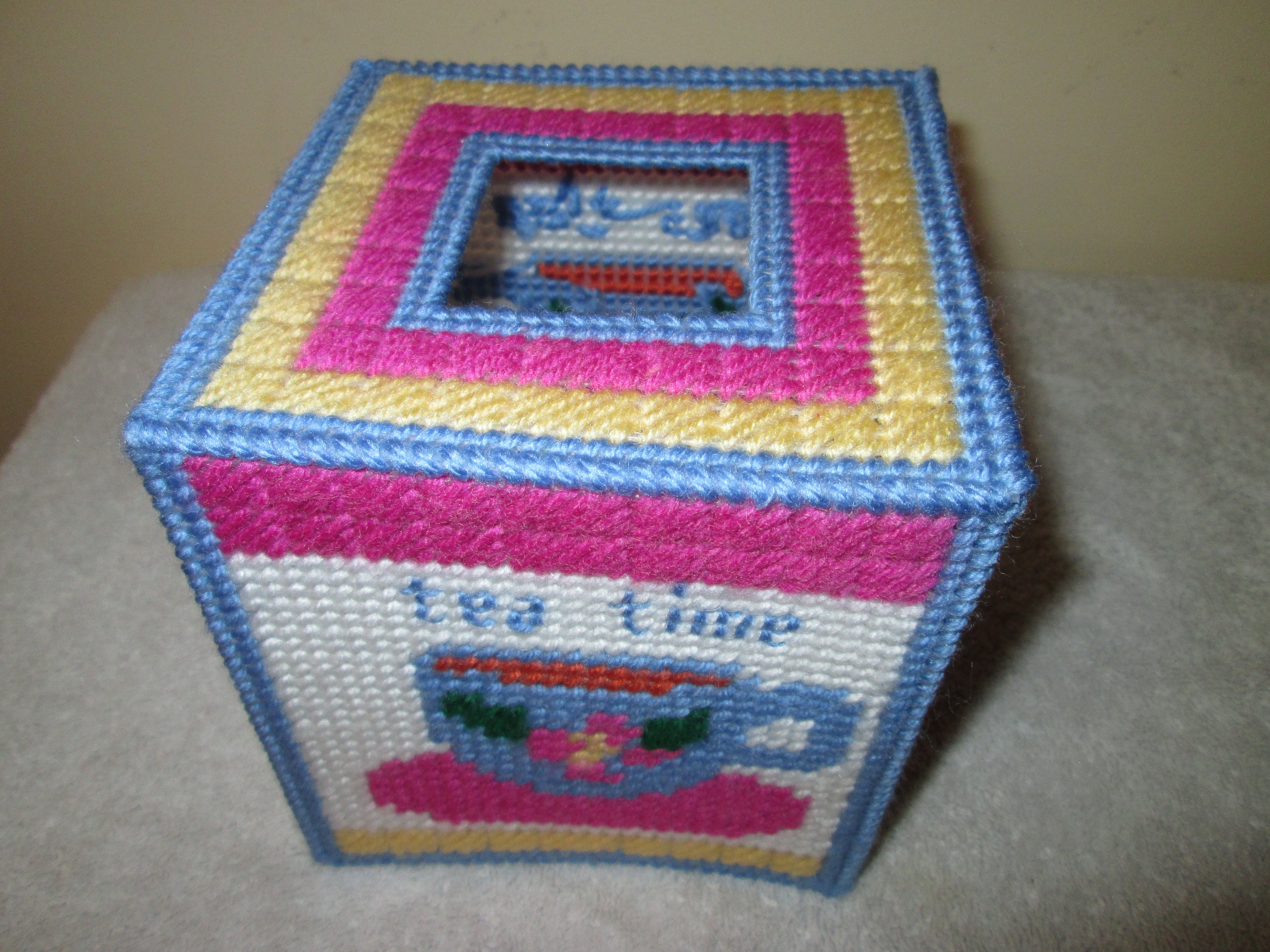 Tea Time Tissue Topper #485C - Etsy