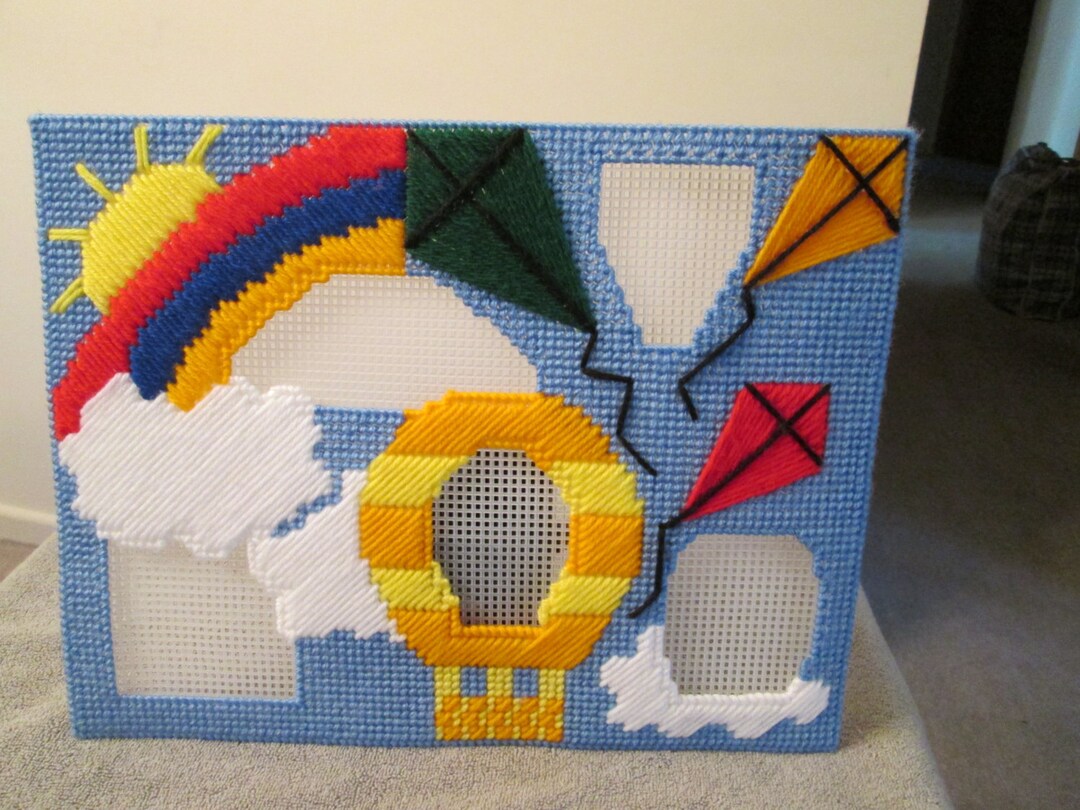 Photo Collage "let's Fly a Kite" Frame Balloons and Kites in Plastic ...