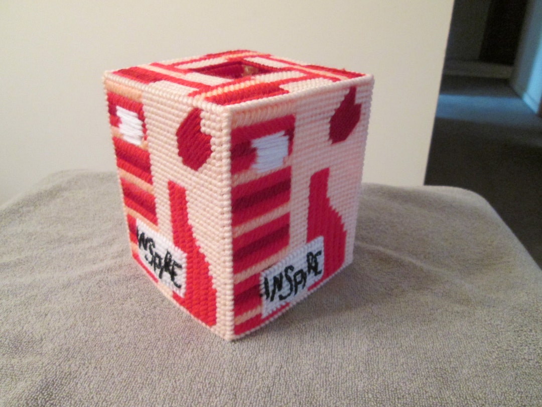 Tissue Box Inspire Boutique Style in Plastic Canvas Item 52 - Etsy
