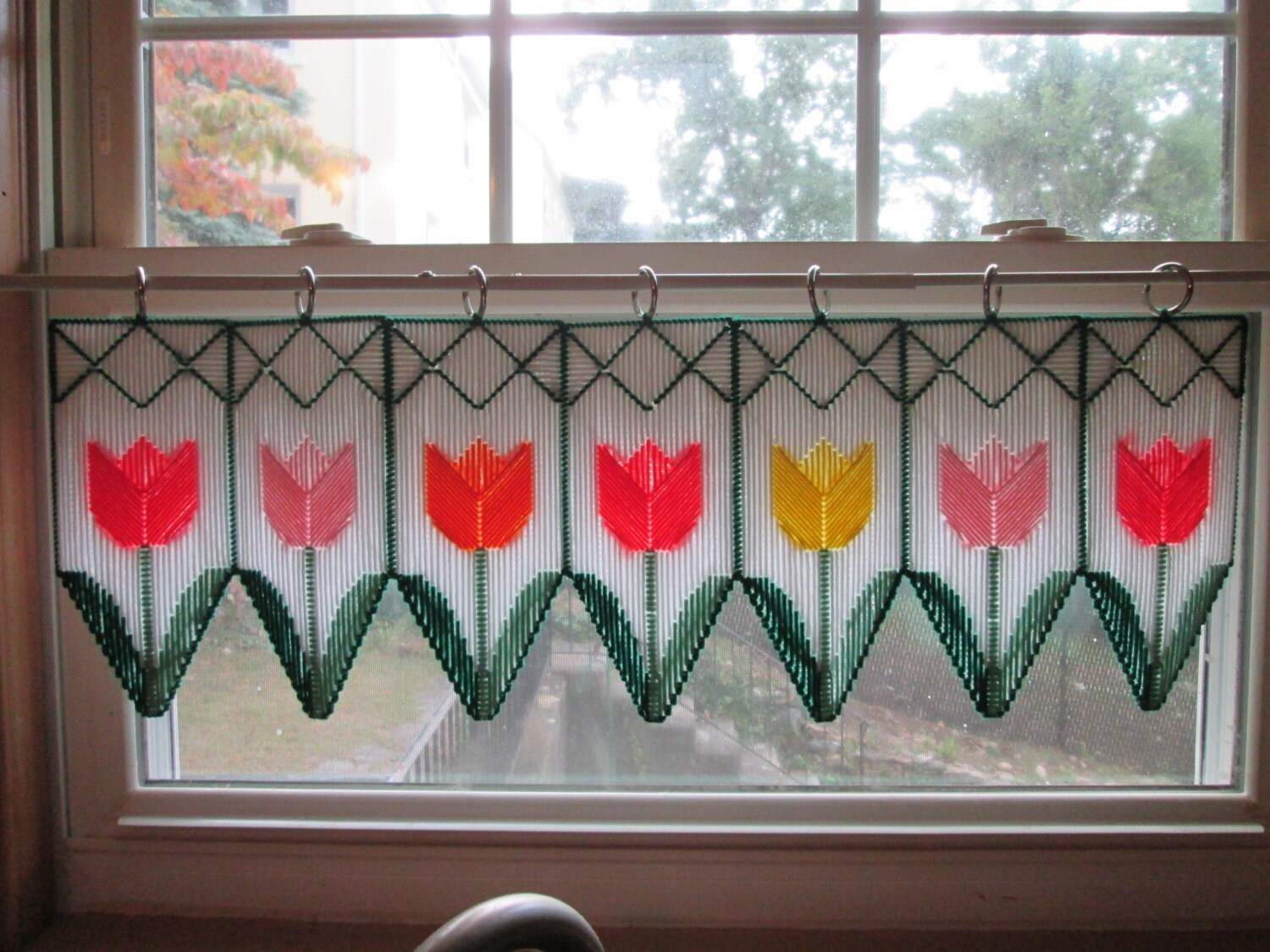 Window Valance Handmade in Plastic Canvas Item 191 - Etsy