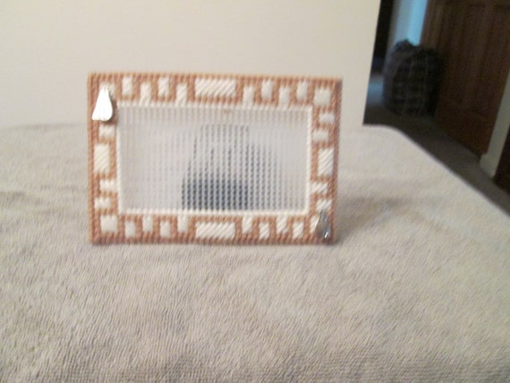 Photo Frame With Charms Attached in Plastic Canvas Item 155 - Etsy