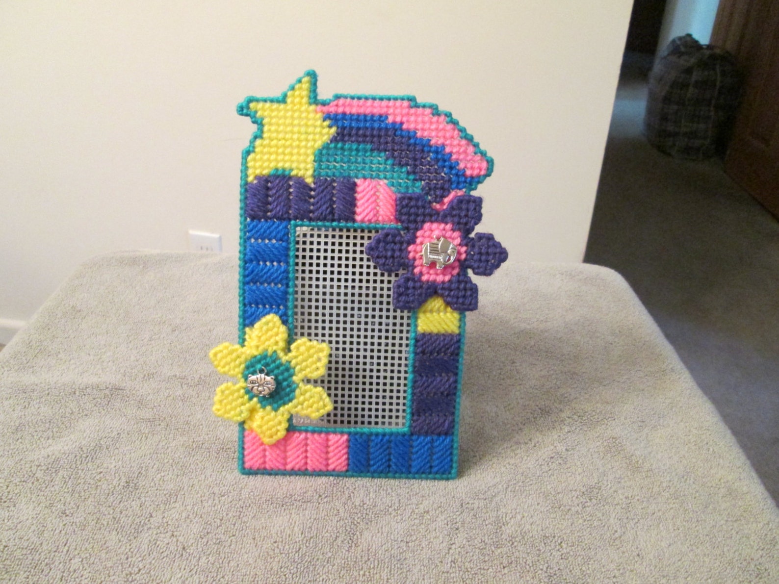 Photo Frame Best Friends With Flowers and Charms Attached Item 153 - Etsy