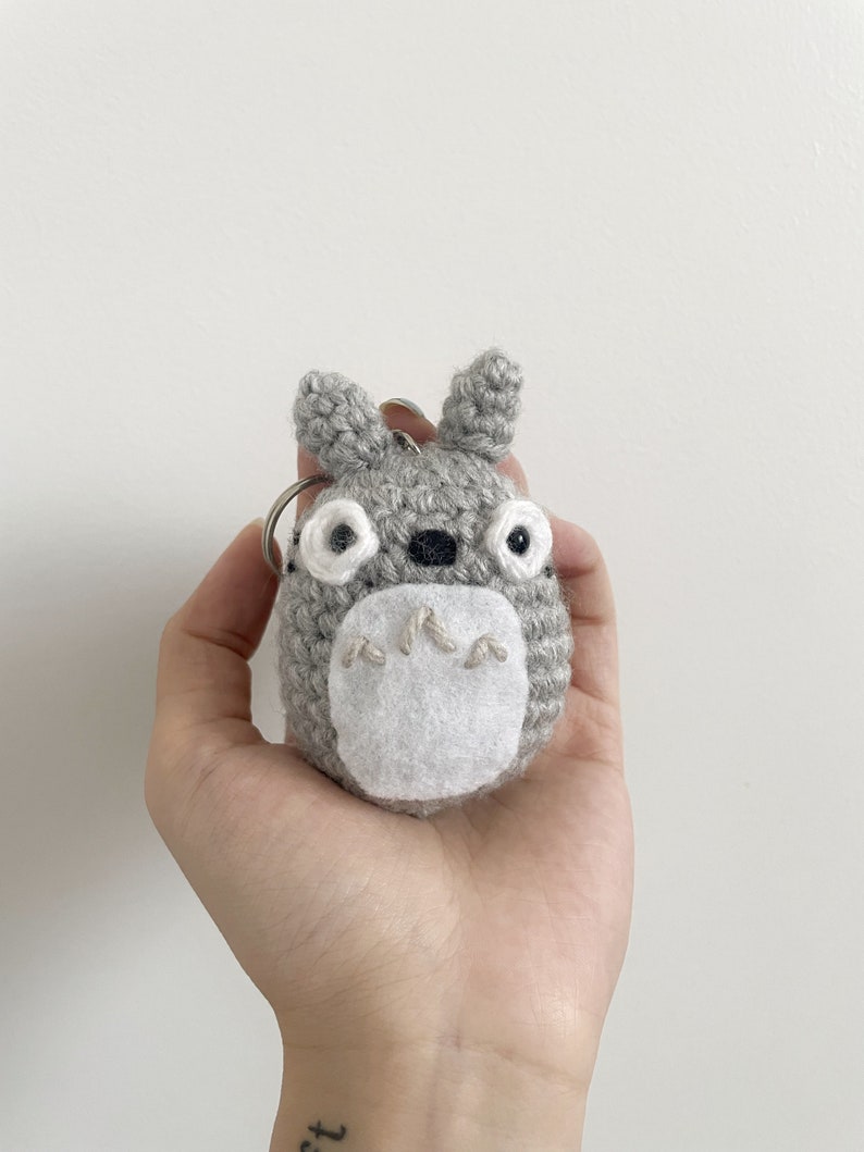 Grey Forest Sprite Crochet Keychain Gray Forest Sprite Crochet Keychain ...