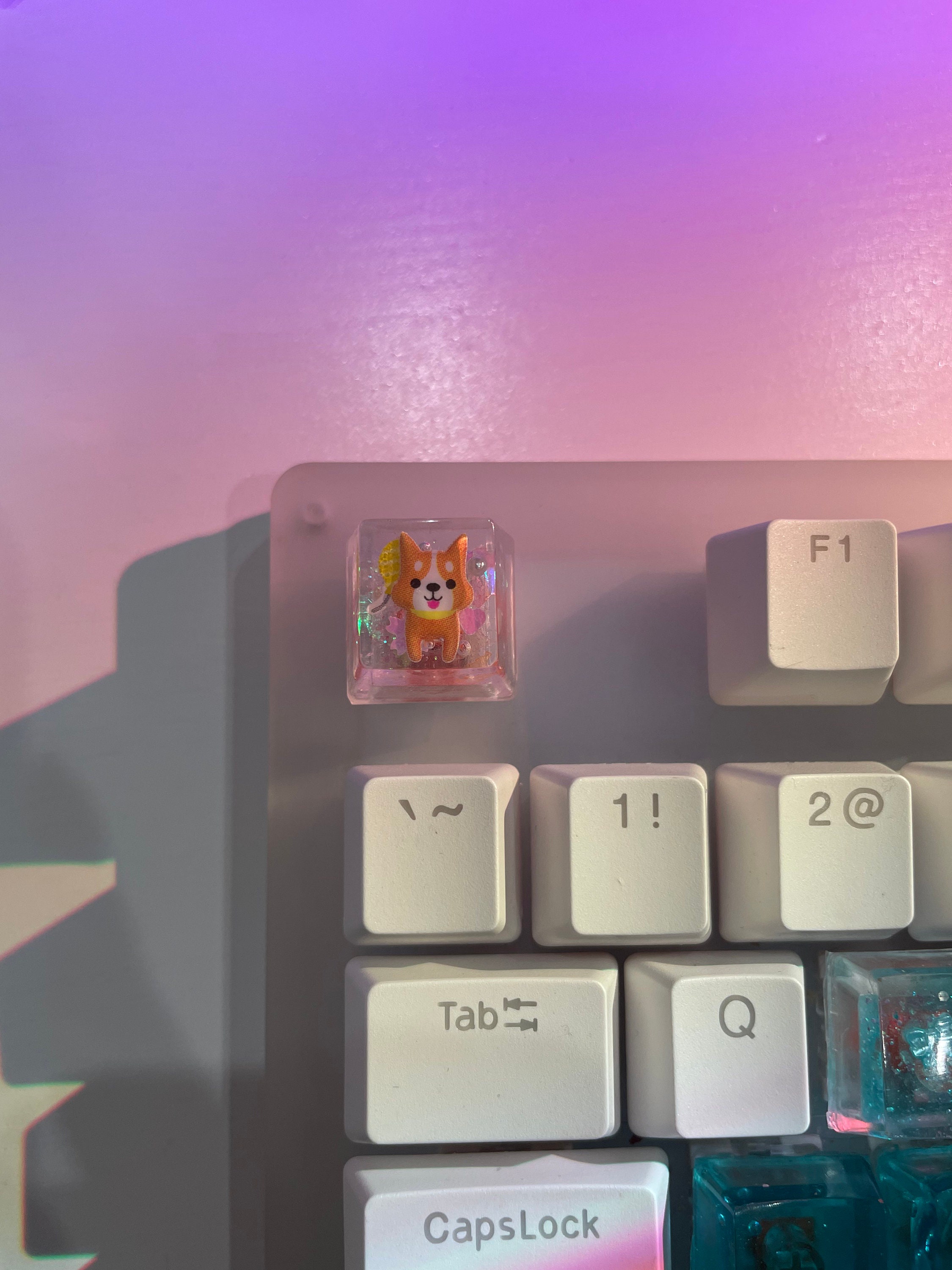 Cute Dog Keycap Corgi Keycap Shiba Keycap Resin Keycap - Etsy