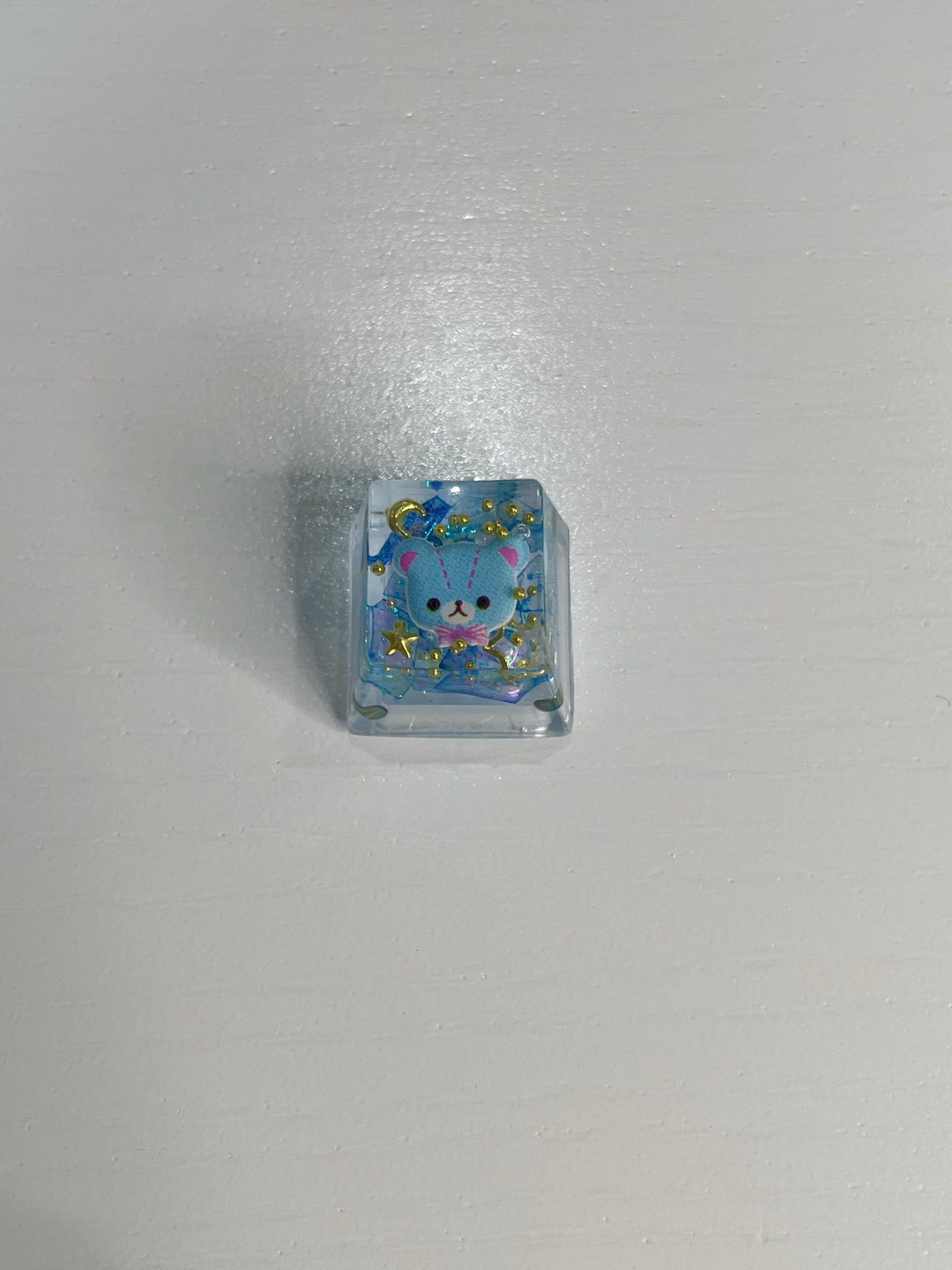 Blue Bear Keycap | Blue Resin Keycap | Cute Resin Keycap | Cute Bear ...