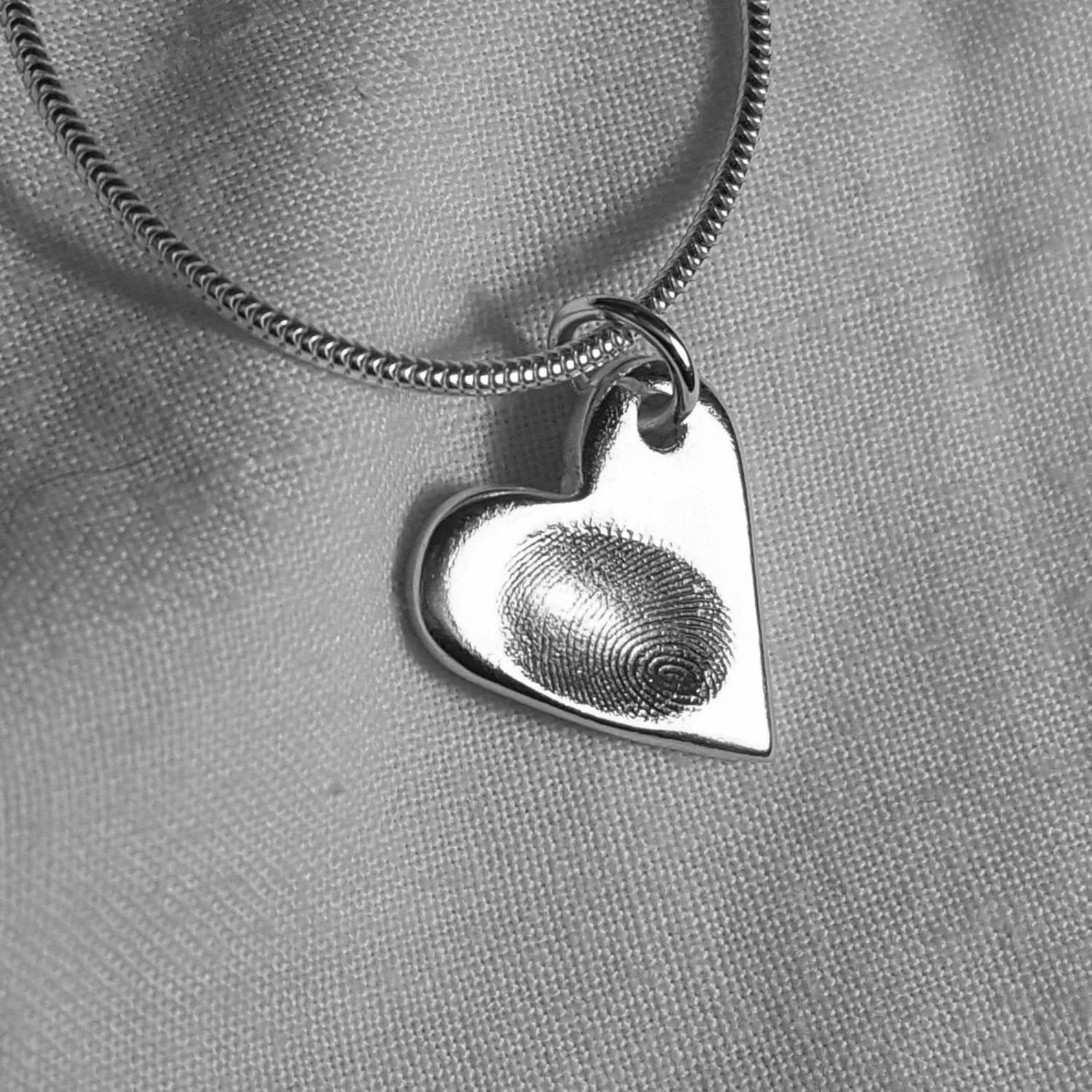 FINGERPRINT NECKLACE CHARM Fingerprint Jewellery Etsy UK FINGERPRINT NECKLACE CHARM Fingerprint Jewellery Etsy UK