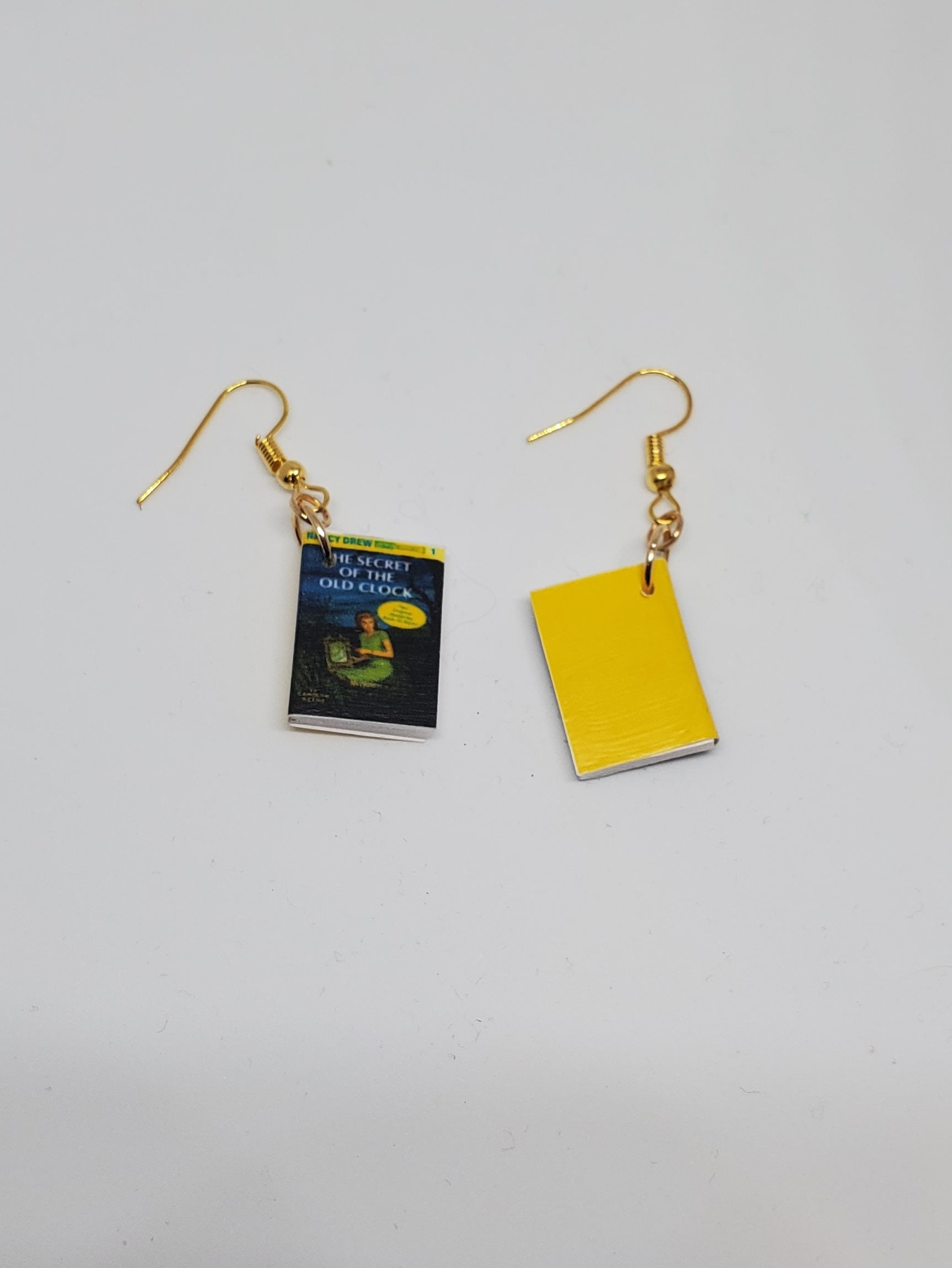 Nancy Drew Miniature Book Earrings, Mini Book Earrings, Nancy Drew Book ...