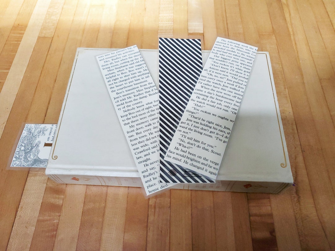 To Kill A Mockingbird Book Page Bookmarks, Real Book Page Bookmarks ...