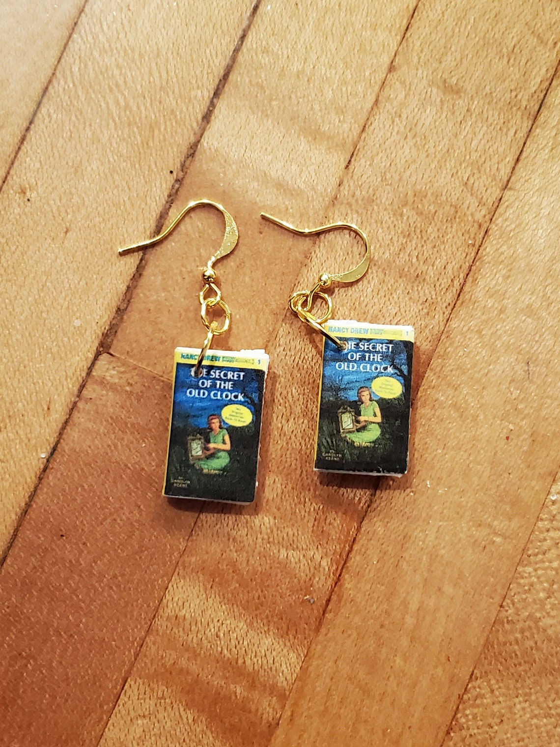 Nancy Drew Miniature Book Earrings Mini Book Earrings Nancy - Etsy
