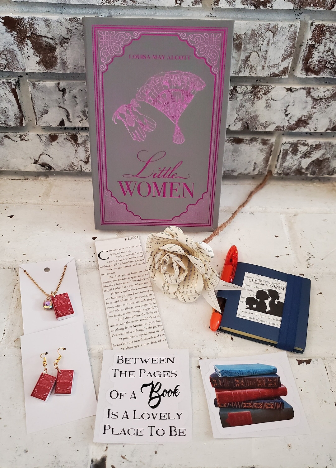 Little Women Book Gift Bundle, Book Lover Gift, Book Gift Set, Bookish ...