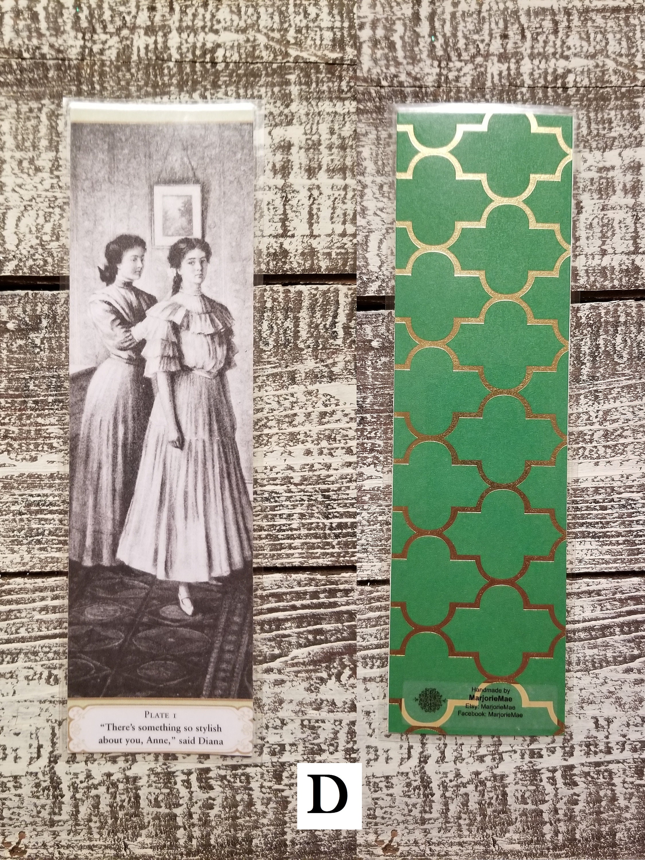 Anne of Green Gables Book Page Bookmarks, Real Book Page Bookmarks, LM ...