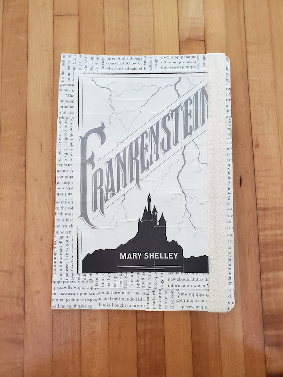 Frankenstein Journal Book Page Journal Mary Shelley Blank | Etsy