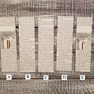 To Kill A Mockingbird Book Page Bookmarks, Real Book Page Bookmarks ...