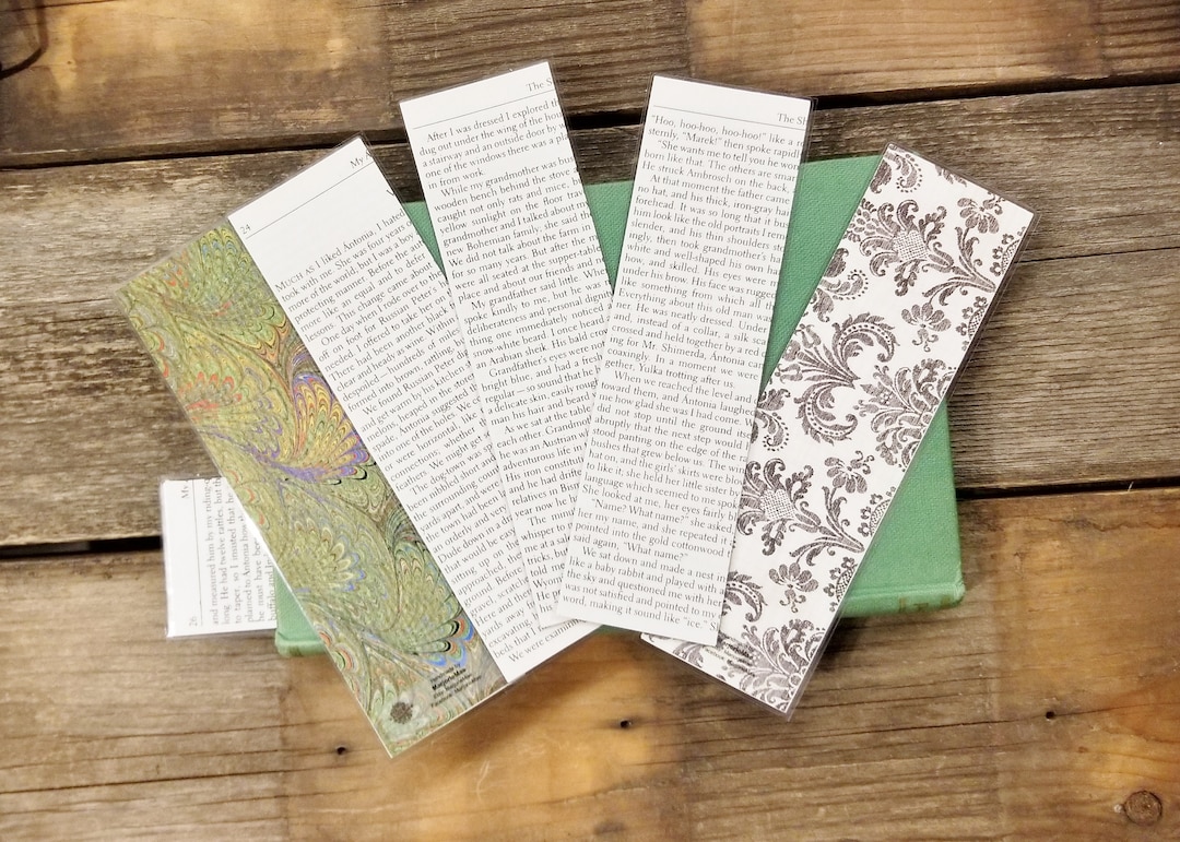 My Antonia Book Page Bookmarks, Real Book Page Bookmarks, Willa Cather ...