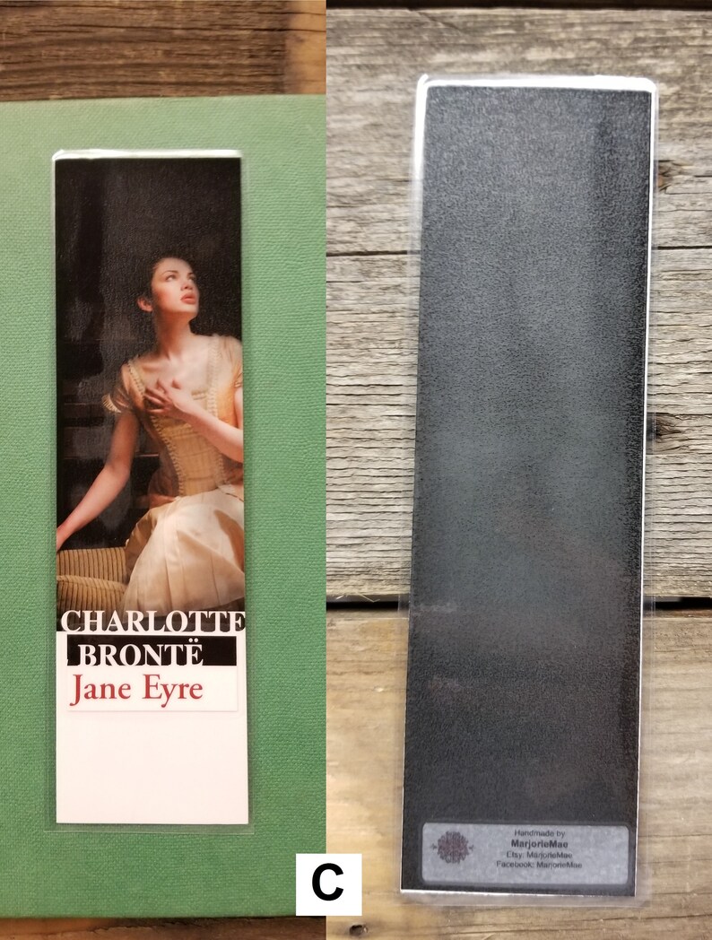 Jane Eyre Book Page Bookmarks Real Book Page Bookmarks - Etsy