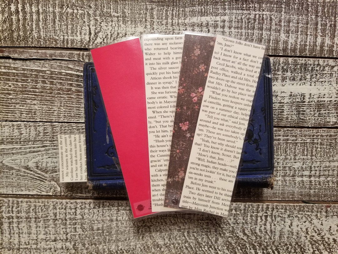 To Kill A Mockingbird Book Page Bookmarks, Real Book Page Bookmarks ...
